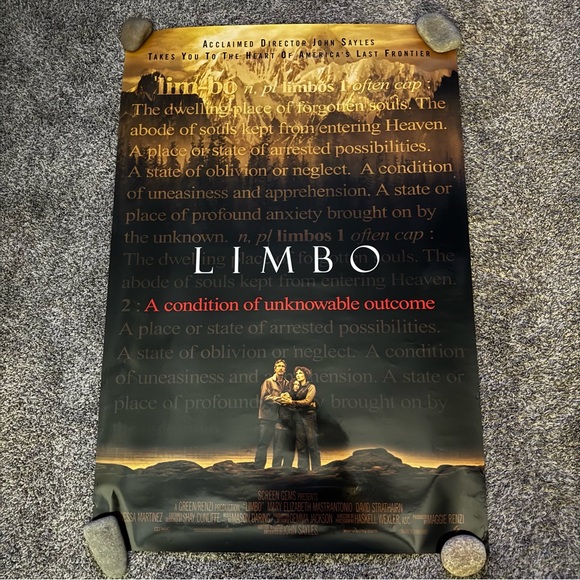 Art | Limbo Original 27 X 4 Double Sided Theatrical Movie Poster | Poshmark
